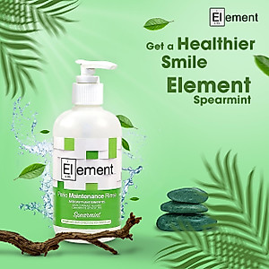 Stannous Fluoride Mouthwash - 10 Fl. Oz. 0.63% Antimicrobial Perio Rinse - Alcohol Free, Dye Free, Paraben Free - Refreshing Spearmint Flavor