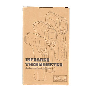 Infrared Thermometer Digital Laser Thermometer RQ-981C, Non-Contact Digital Infrared Thermometer from -50℃ to 550℃(-58 to1022℉) Come with LCD Back-Light, Data Hold for Industrial (Not for Human)