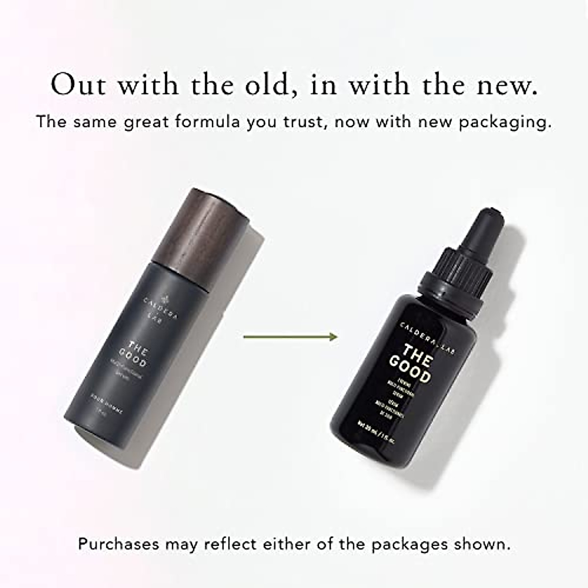 Caldera + Lab The Good | Men's Organic Moisturizing Face Serum for Dry, Sensitive, & Normal Skin – Vegan, Natural & Antioxidant Packed Skincare Facial Oil