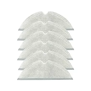 YYRCVRA 6 Pack Microfiber Mop Cloth Mop Pads Replacement Compatible with Roborock Q8 Max+/Q8 Max Plus/Q5 Pro+/Q5 Pro Robot Vacuum Cleaner Parts Accessories