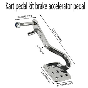 Viefow Go Kart Brake & Throttle Pedals with