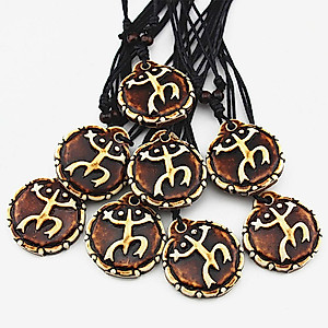 Scddboy Puerto Taino Frog Pendant Necklace Sun Tribal Necklace