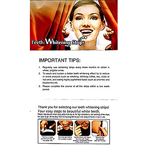 Maxlinking Advanced Teeth Whitening Strips,Gentle for Sensitive Teeth,Professional Effect to Remove Stains,Teeth Whitening for Oral Care,14 Treatment 28 Strips (14 Pairs)