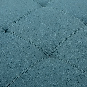 Christopher Knight Home Carlsbad Fabric Storage Ottoman, Dark Teal