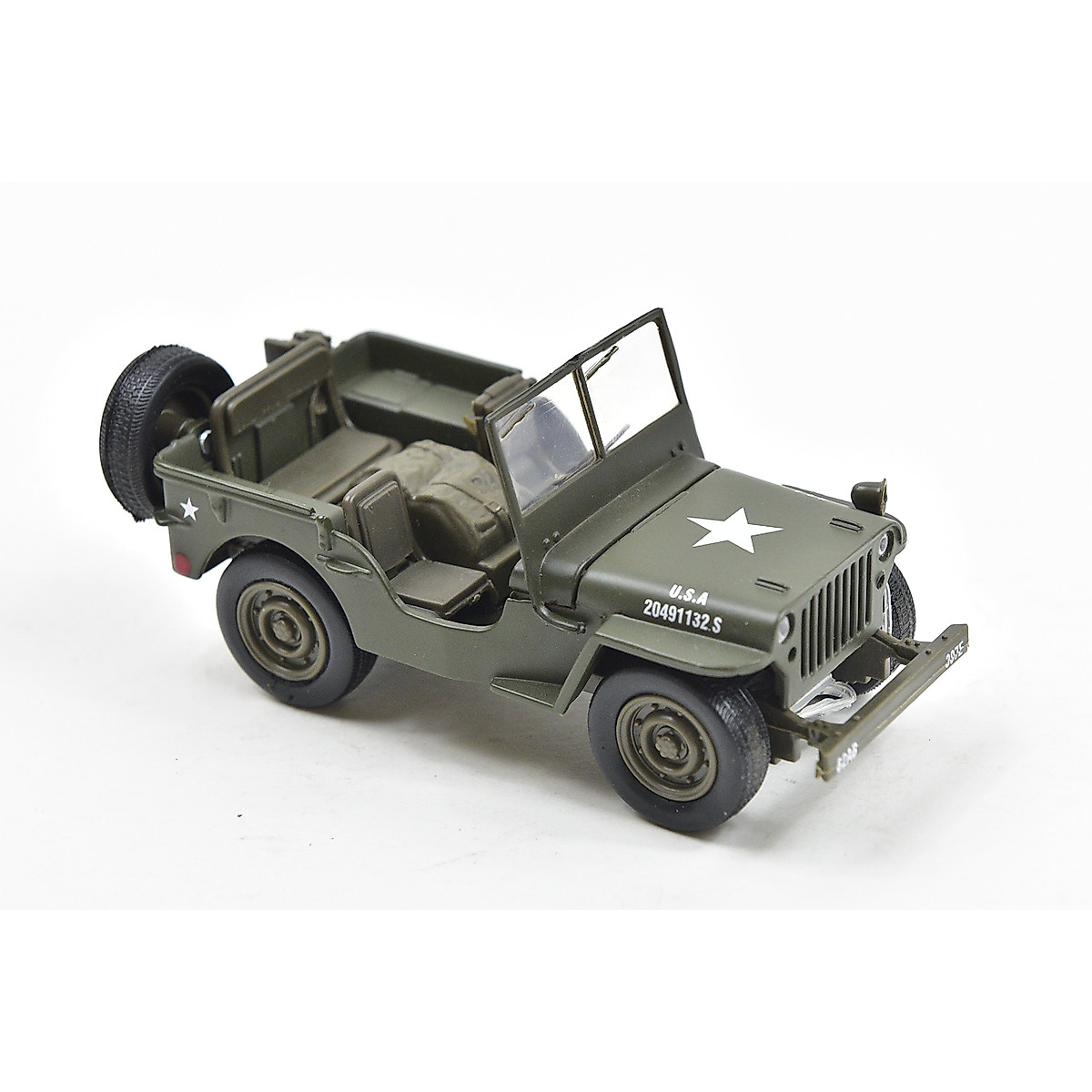 Jeep Willys U.S.A. Army Green 1/32 Diecast Model Car by New Ray