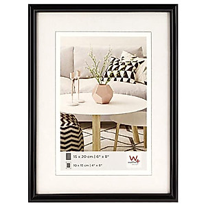 Walther Design KB070H Galeria Picture Frame, 19.75 x 27.50 inch (50 x 70 cm), Black