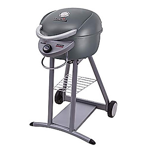Char-Broil 20602108 Patio Bistro TRU-Infrared Electric Grill, Graphite & 9328812P06 Aluminum Disposable Grill Drip pan, (10-Pack), Silver