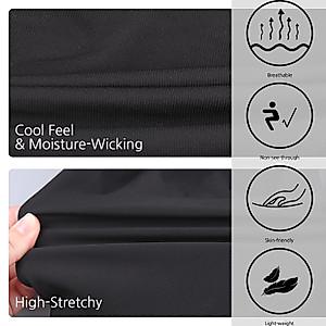 BALEAF Hiking Pants Women Joggers Workout Athletic Lightweight Running Travel Track Pants Quick Dry 2 Zipper Pockets Black S