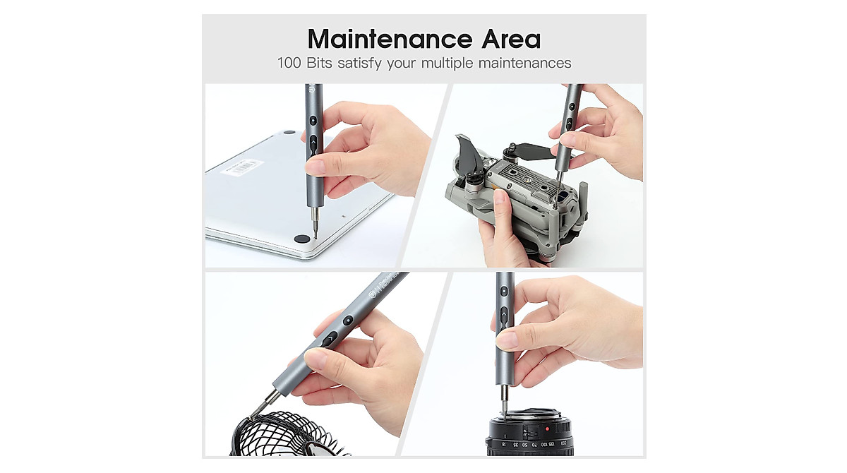 UF-TOOLS Mini Electric Screwdriver Set - 120 in 1 Portable
