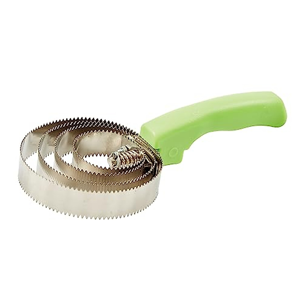 Roma Brights Reversible Metal Curry Comb, Lime