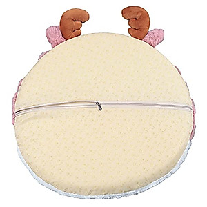 CHDN Memory Foam Seat Cushion Anti-Slip Cute Animal Cover Soft Round Stool Cushion Chair Pad Floor Mat 16 Inch (Deer)
