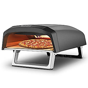 Geek Chef Outdoor Pizza Oven Pizza Grilling 12'' Portable Gas Oven, Outside Pizza Maker Use Gas Power for Propane Pizza Oven Outdoor Grill, with Pizza Oven Accessories