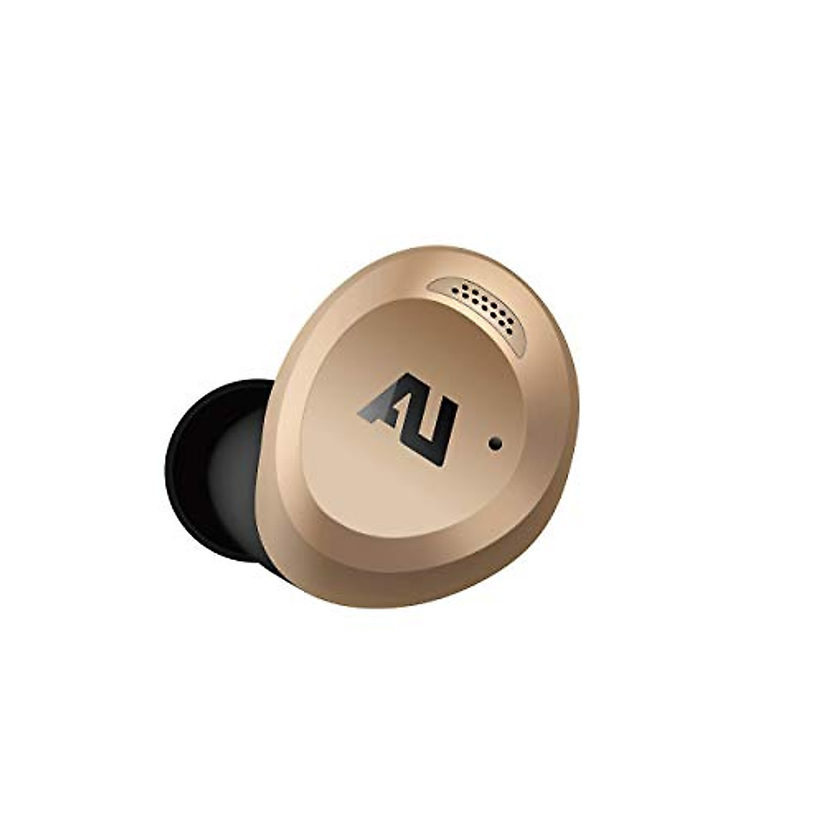 ausounds AU-Stream Hybrid Bluetooth True Wireless Hybrid Active Noise Cancelling Earbuds with Touch Controls, Wireless Charging Case, and Premium Dynamic Drivers, Gold