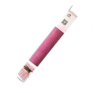 AK ART KITCHENWARE Feather Silicone Cake Lace Mat for Decorating Cake Molds Cupcake Decorations Cookie Tools Pink BLM-28