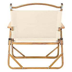 Medium Folding Chair, Portable Patio Chair, Lightweight Camping Chair with Aluminum Frame & 600D Oxford Fabric, Outdoor Lawn Chair Beach Chair, for Hiking,Fishing,Garden,Backyard,Khaki