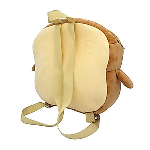 Toast Backpack - Spacious Soft Cute Plush Backpack with Adjustable Straps, for Travel and more (12" x 12")