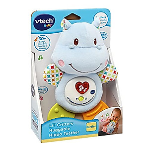 VTech Baby Lil' Critters Huggable Hippo Teether Blue