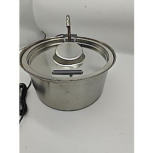 KOOGMOON Cat Water Fountain Stainless Steel, 108oz/3.2L Automatic Cat Fountain, Multi-Filtration, Easy to Clean, Ultra Silent Dog Water Dispenser for Cats, Dogs and Other Pets