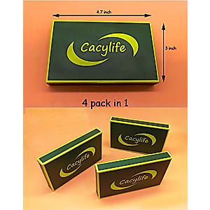 Cacylife Kawaii Metal Cell Phone Ring Holder Set,4 Pack Cute Finger Kickstand Grips ,Compatible with iPhone,Samsung Galaxy,iPad,Tablet and Other Phones or Case(Pink+White+Green+Blue)