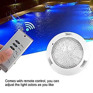 Yosoo Health Gear LED Pool Lights, 360LEDs IP68 Waterproof Submersible Light, Multicolor Underwater Lamp Pond Lights for Swimming Pool, Pond, Garden, Landscape Lighting