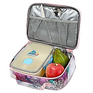 Abshoo Lightweight Galaxy School Backpacks for Teen Girls Backpack with Lunch Bag (A Galaxy)