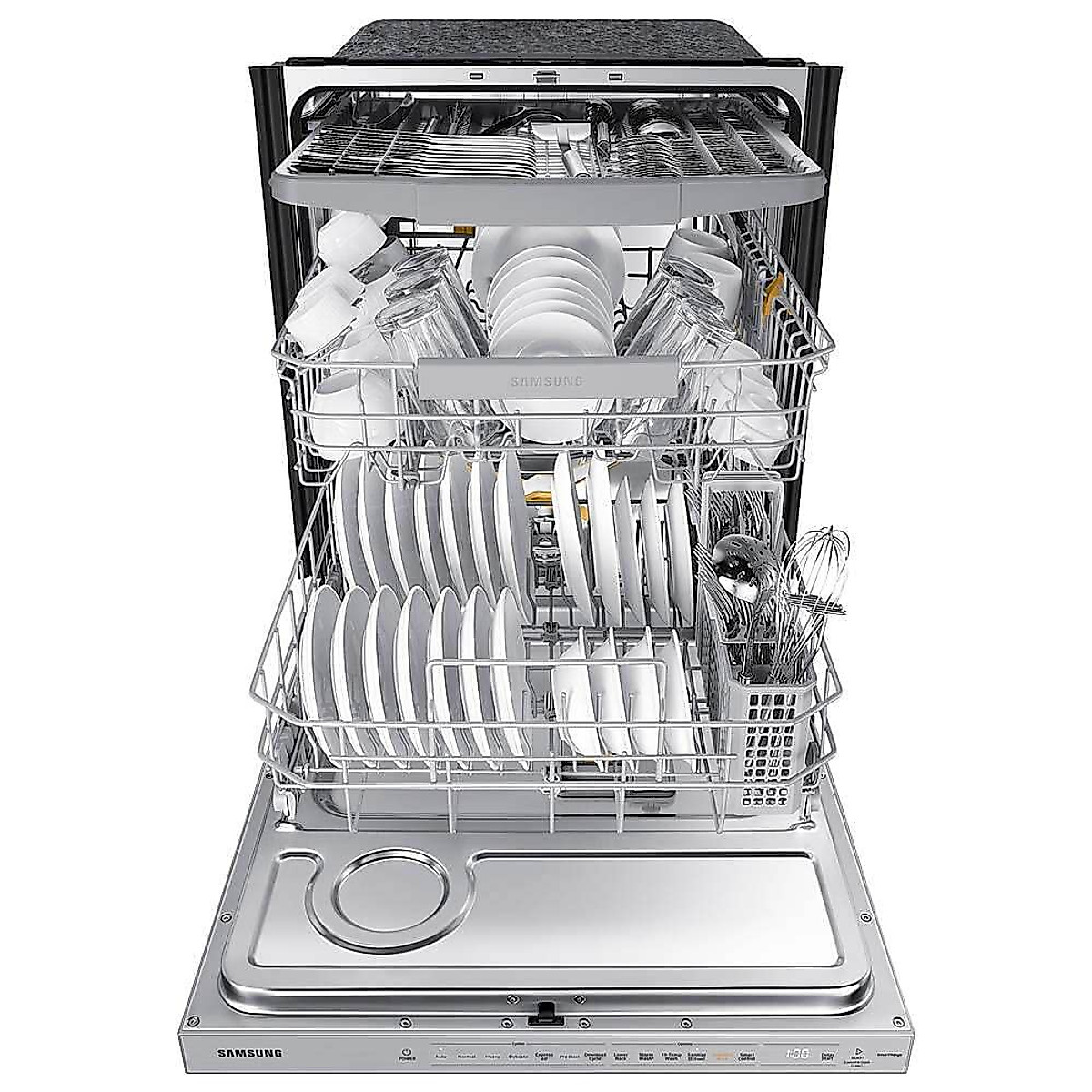 Samsung DW80B7070AP 42 dBA Bespoke Smart Dishwasher - Bespoke Panel Ready