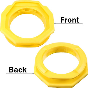 4 Pieces Pool Cleaner Replacements Include W70329 Pool Cleaner Finned Seal W69698 Pool Cleaner Diaphragm W70327 Foot Pad Compatible with Zodiac Baracuda G2, G3, Replace W69721 W72855 (Blue, Yellow)