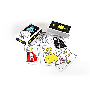 Apostrophe Games Tarot Size Blank Playing Cards (Matte Finish) 4.72" x 2.76", 80 Blank Cards and Blank Box, Flash Cards, Board Game Cards, Study Guide & Note Cards