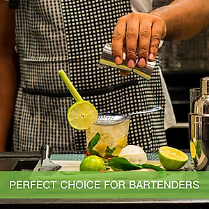 Stainless Steel Julep Strainer Akamino 4 Pack Cocktail Strainer Spoon for Drink Home Kitchen Bar