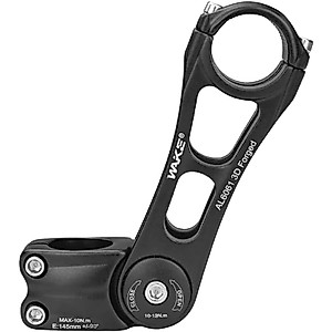 BESNIN Adjustable Bike Stem 0-90 Degree 25.4mm 31.8mm Universal for Handlebar 145mm stem, Adjustable MTB Stem Mountain Bike Stem for Bicycle, Road Bike, MTB, BMX, Cycling