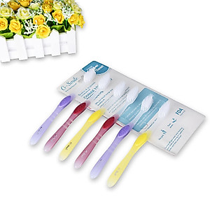 G-Smile Adult Advanced Toothbrush, Compact Head & Comfort Grip Handle, Soft Bristles for Deep Cleaning and Whitening, Colors Vary, Value Pack Toothbrushes (24 Counts, Extra Soft)