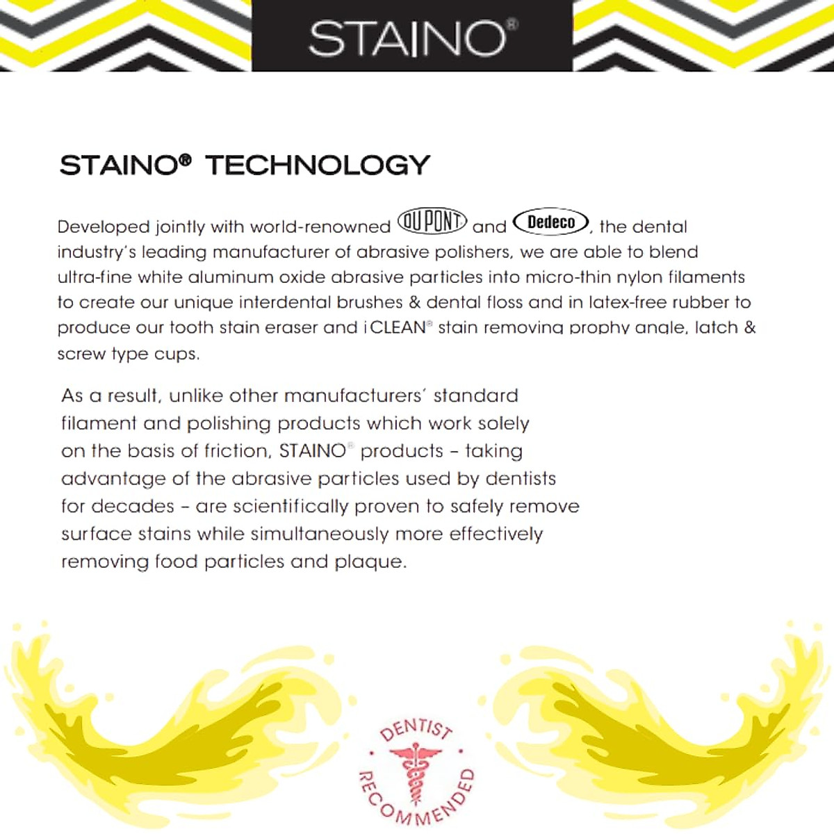 Staino Interdental Brushes Refill – Ultrafine Tapered Brush - 36 2-Brush Units/Box