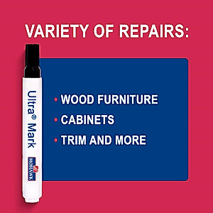 Mohawk Finishing Products Ultra Mark Wood Stain Touch Up Marker, White M280-0202, 1 Count