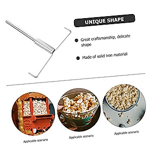 ULTECHNOVO 1 Set Popcorn Stirring Mixer Popcorn Popcorn Stirring Rods Replacement Iron Popcorn Stirring Rods