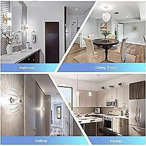 E17 LED Bulbs Under Microwave Over Stove Lights, Daylight 6000K, 40W Incandescent Equivalent, Non-Dimmable, Pack of 2