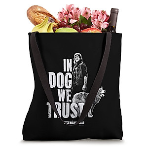 The Walking Dead Daryl Dixon In Dog We Trust Tote Bag