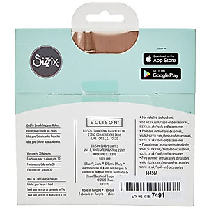 Sizzix Silver Effectz Decorative Foil 664567, Metallic Transfer 6" x 6" 10 Sheets