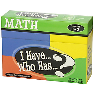 Teacher Created Resources I Have. Who Has.? Math Games Grade 1-2 (7817, Multi Color
