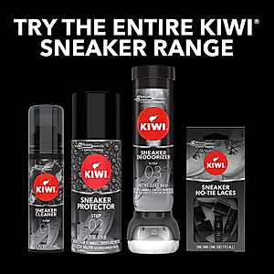 KIWI Sneaker No-Tie Shoe Laces, Black, One Size Fits All, 1 Pair