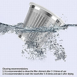 Xinsrenus No-Grip Car Vacuum Cleaner, 4000pa Portable Household Small Vacuum Cleaner, Lightweight Strong Suction Large Capacity Battery