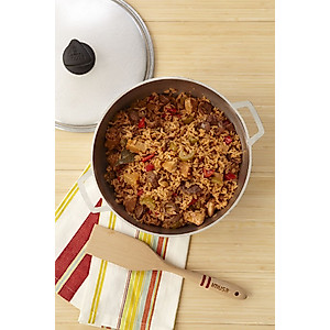 IMUSA USA Aluminum 2.0Qt Traditional Colombian Caldero for Cooking and Serving, Silver