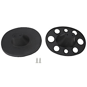 Hair Tool Organizer, Hair Brush Holder Organizer Hairbrush Holder Organizer Plastic Round Hair Brush Comb Holder Display Rack Hair Brush Organizer for Salons and Home Use (plastic)