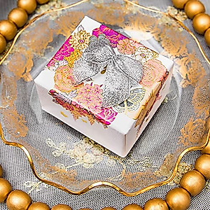 Mini Silver Satin Bows with Self-Adhesive Tape (1.5 in, 200 Pack)