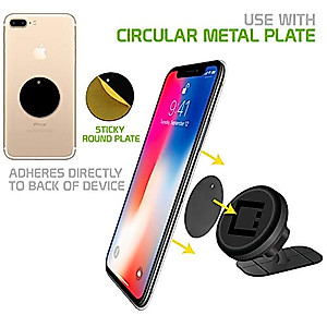 Magnetic Phone Holder for Car, Magnetic Phone Mount for Car, Universal Car Dashboard Phone Mount for iPhone 14 Pro Max Plus 13 12 11 Galaxy Z Flip, Z Fold Google Pixel Moto Mini iPad Tablets