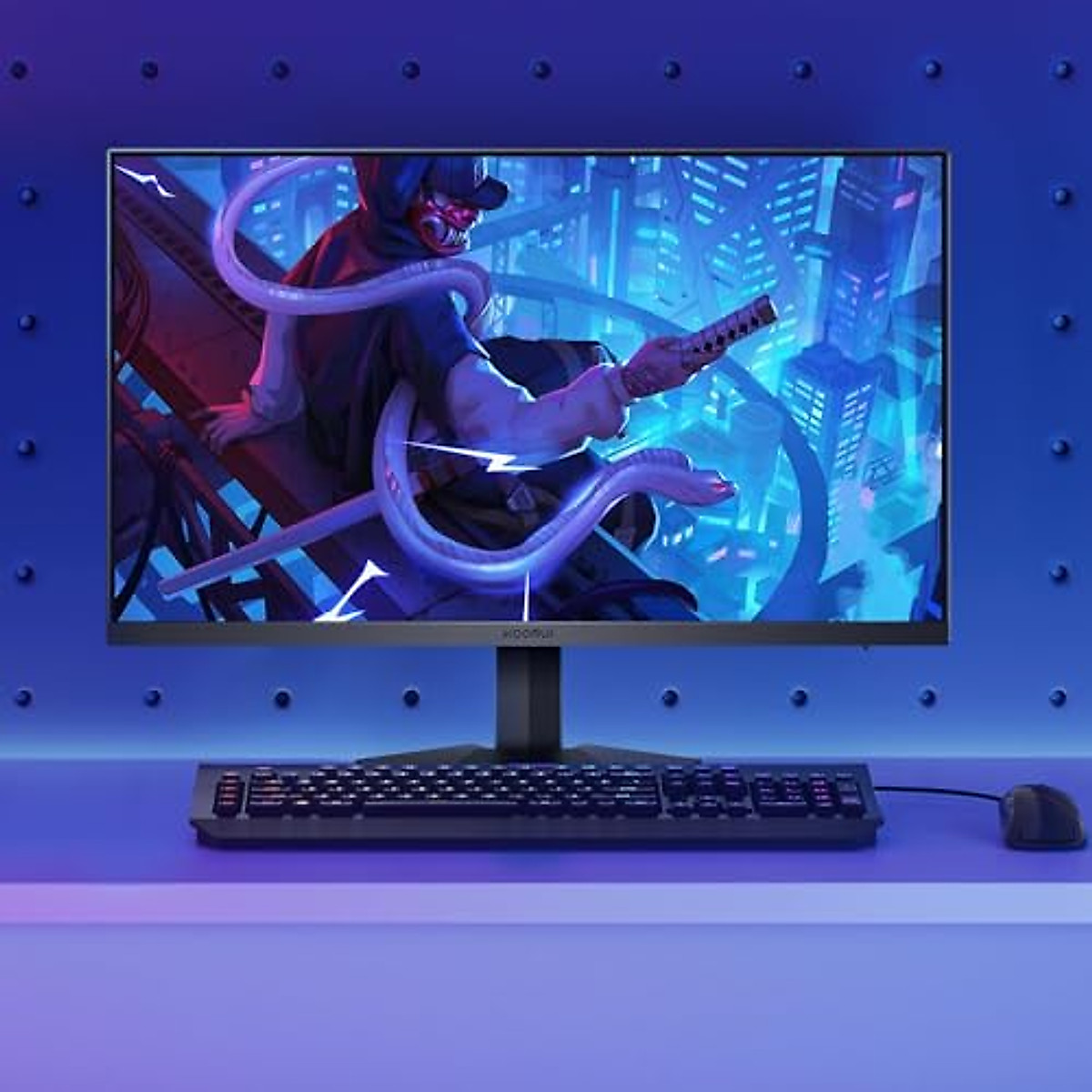 KOORUI 24 Inch Gaming Monitor, 165Hz IPS 1080p 1ms Adaptive Sync, Frameless, HDMI, DisplayPort, Tilt Adjustable, Eye Care, VESA Wall Mount， Black