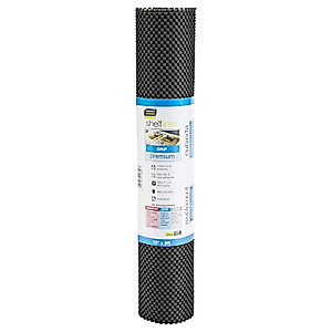 Smart Design Premium Grip Shelf Liner - 18 Inch x 48 Feet (Set of 6 Rolls Total) - Non Adhesive, Strong Grip Bottom, Easy Clean Kitchen Drawer, Cabinet, Cupboard Dresser Cover, Non Slip - White