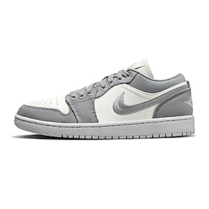 Women's Jordan 1 Low SE Light Steel Grey/Sail-White (DV0426 012) - 10