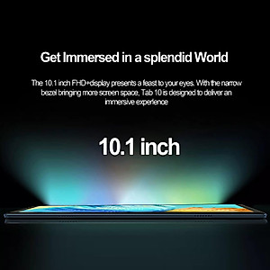 Airshi 10.1 Inch Tablet Octa Core Dual SIM Dual Standby 100‑240V Dark Gray 4G LTE Tablet for Study (US Plug)