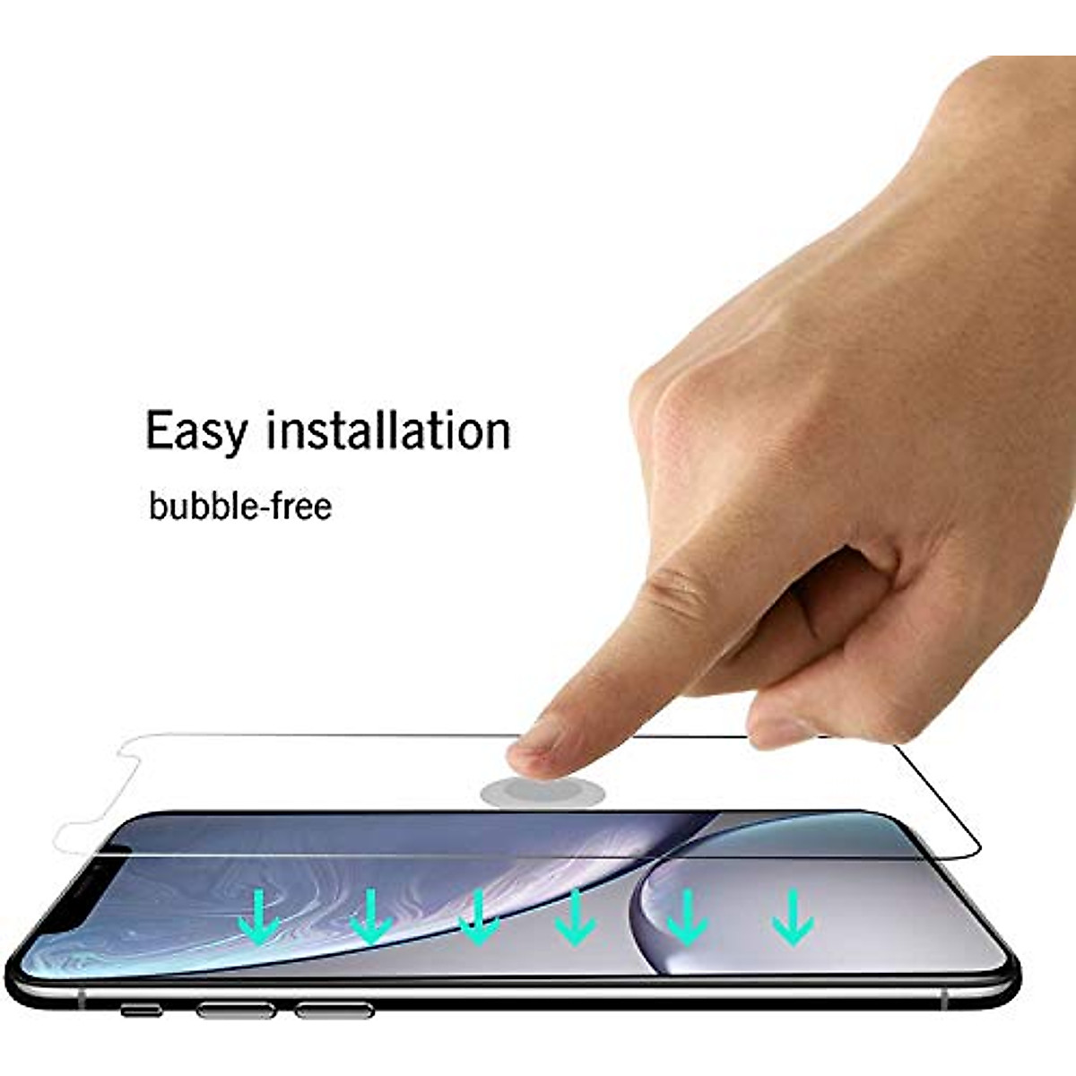 VectorTech Compatible with iPhone XR Screen Protector, iPhone 11 Screen Protector, Tempered Glass Film for Apple iPhone XR and iPhone 11, 3-Pack Clear