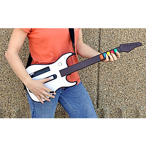 Nintendo Wii GUITAR HERO 3 Video Game with Guitar Controller Bundle Set GH III (Renewed)